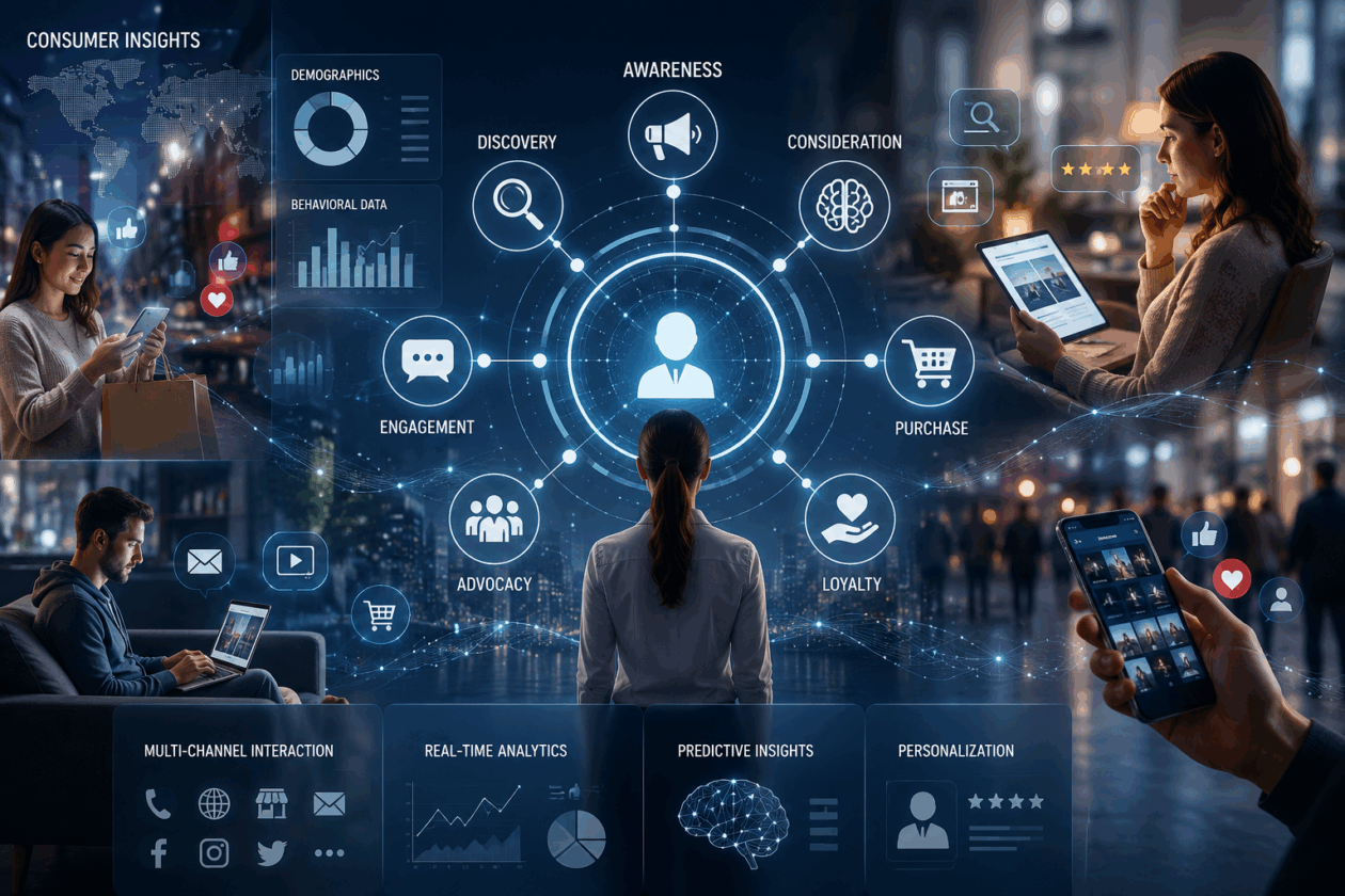 The Empirical Architecture of Modern Consumer Interactio